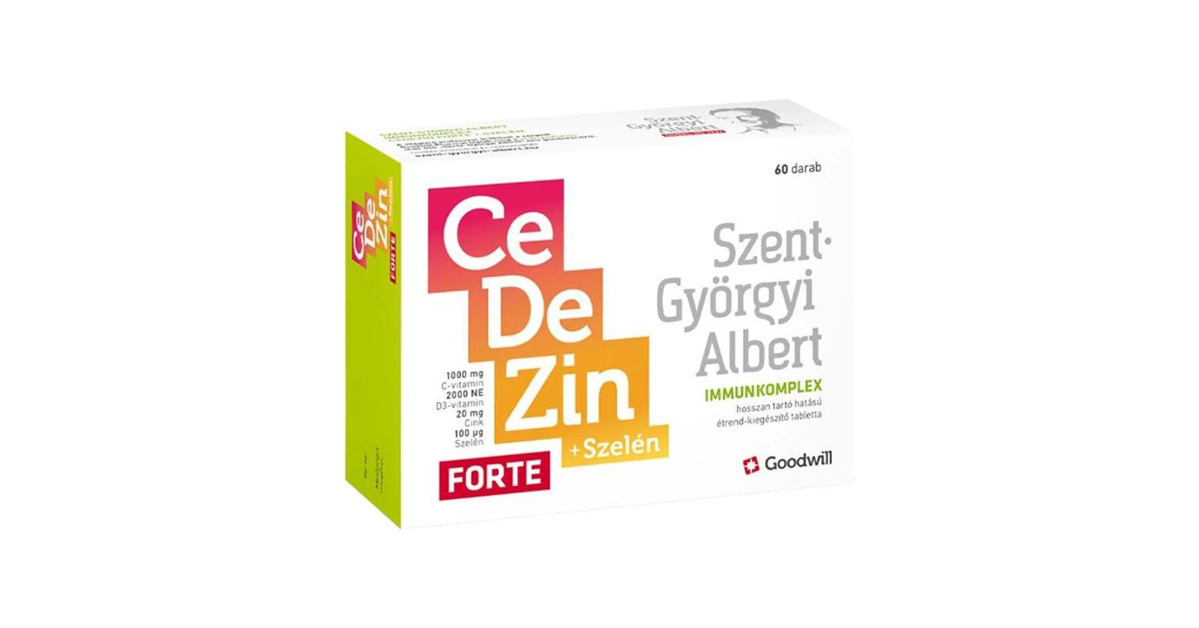 Szent-Györgyi Albert CeDeZin Forte + Szelén tabletta 60x - C-vitamin ...